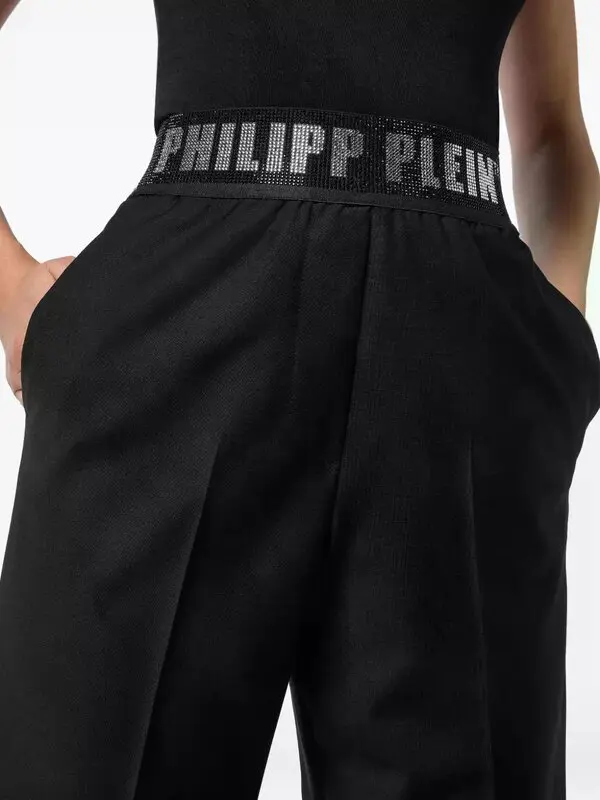 Philipp Plein Embellished Waistband Trousers