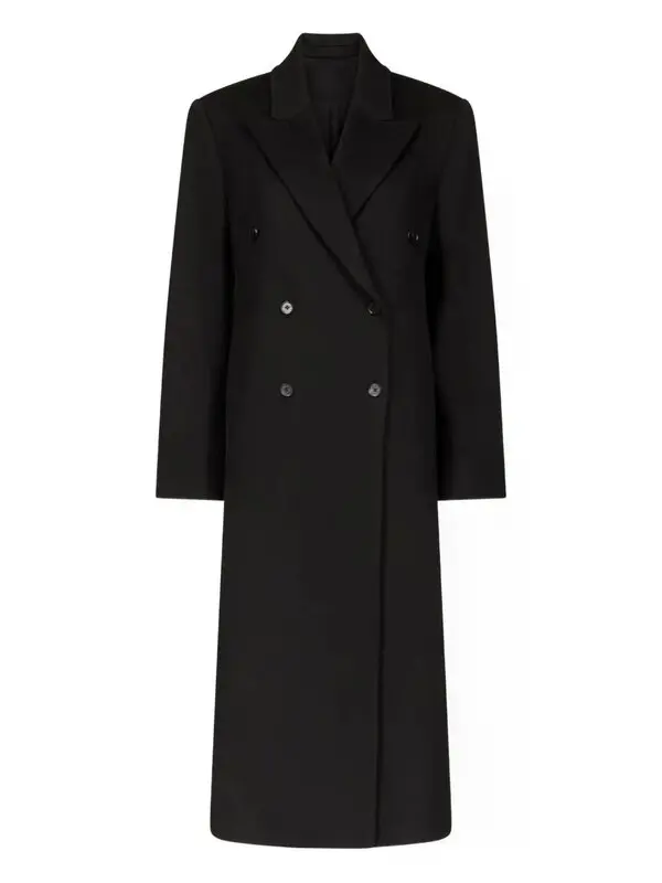 Loulou De Saison Rosco Double-breasted Coat - Black
