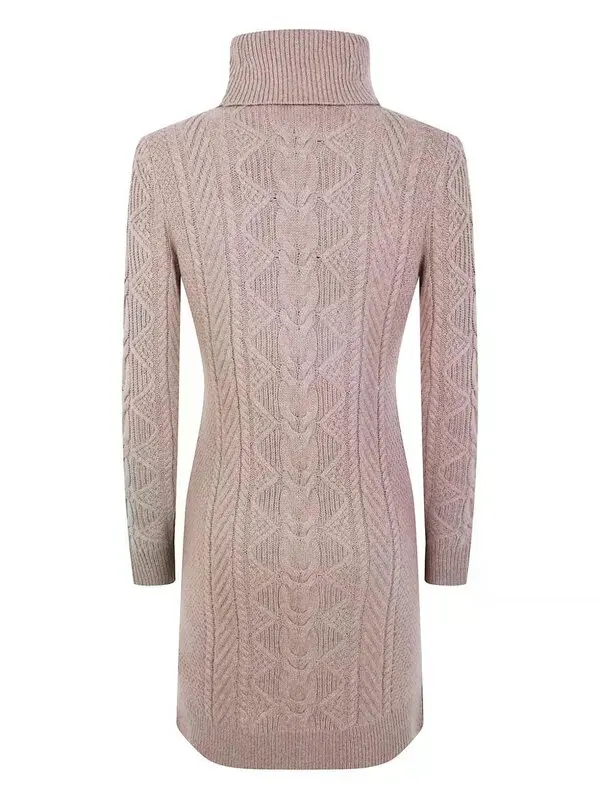 Ralph Lauren Cable-knit Turtleneck Mini Dress