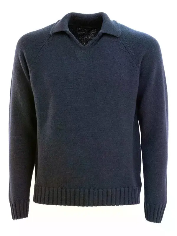 ZANONE V-neck Long Sleeve Sweater