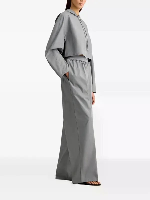 12 STOREEZ Elasticated-waistband Cotton Trousers