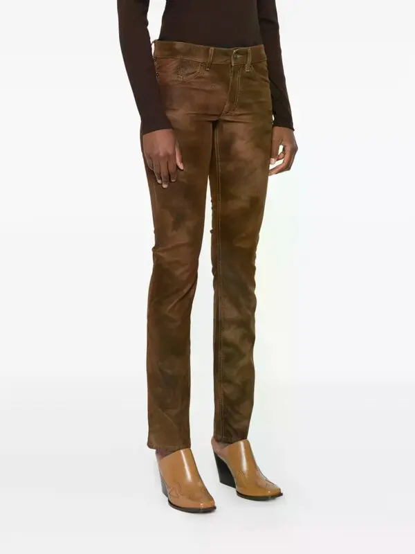 MARANT ETOILE Shade-effect Straight Leg Trousers