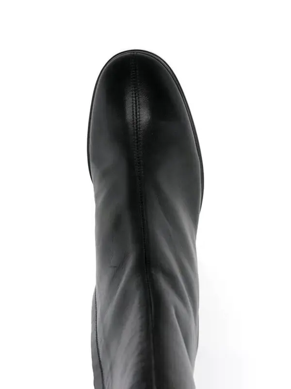 AeydĒ 65mm Leather Ankle Boots