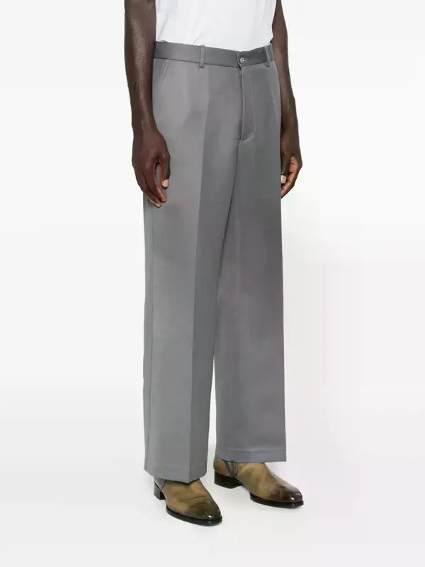 SECOND / LAYER Pleated Wool Trousers