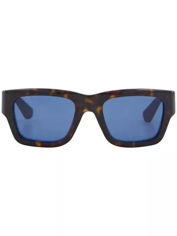 Gucci Colour-block Sunglasses - Red