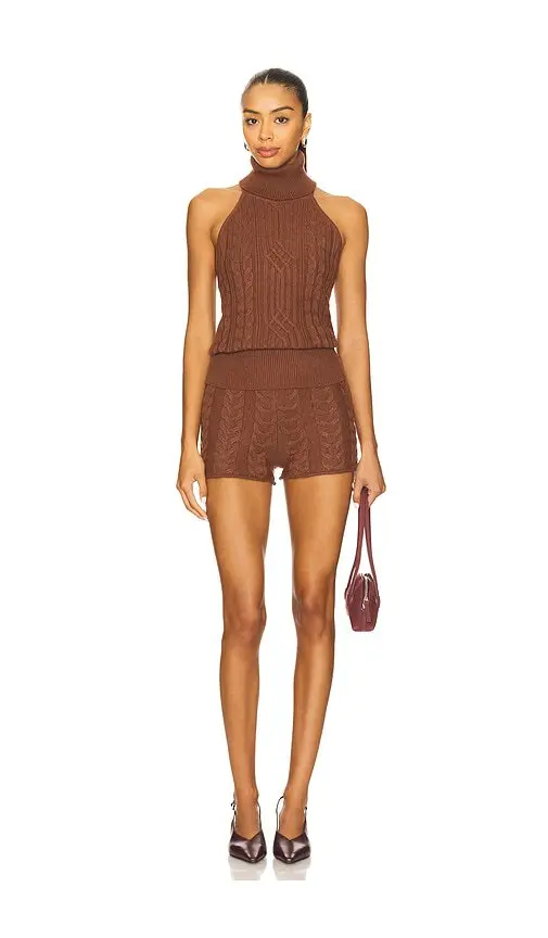 MORE TO COME Kalani Short Set In . Also - Brown