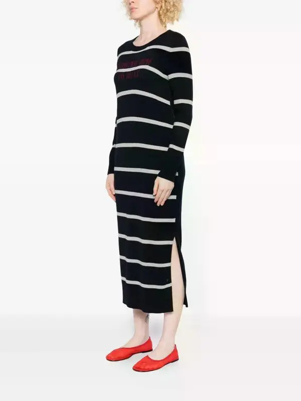 Marc O'polo Stripe-pattern Midi Dress