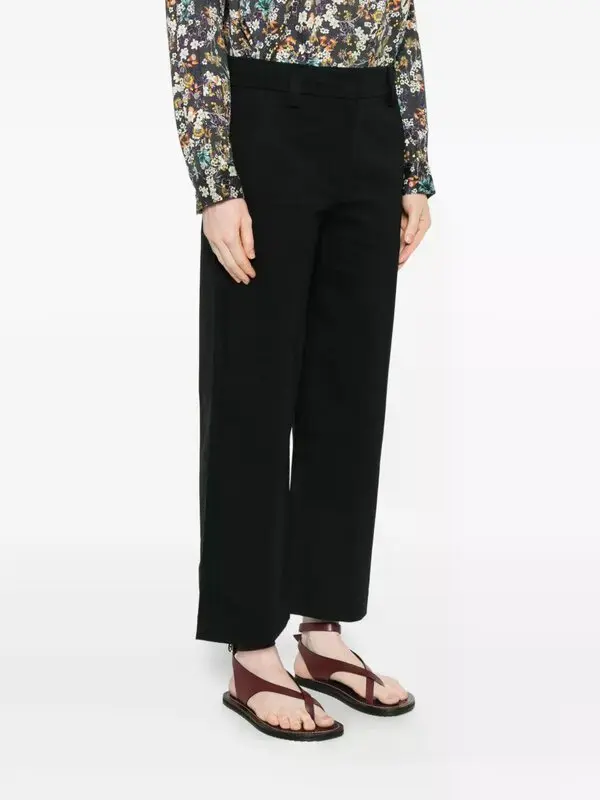 Marc O'polo Tailored Wide-leg Trousers With Pleated Detailing