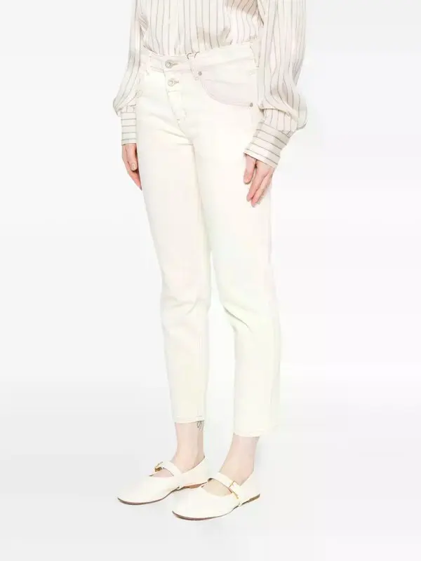 Marc O'polo Off-white Button-detail Trousers