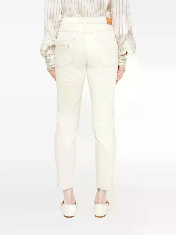 Marc O'polo Off-white Button-detail Trousers