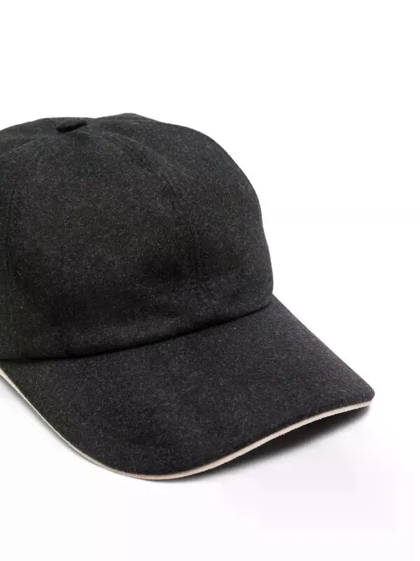 Eleventy Baseball Cap With Curved Peak - Black