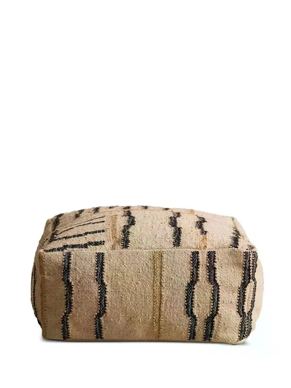 SOHO HOME Mallaig Patterned Floor Cushion - Neutrals