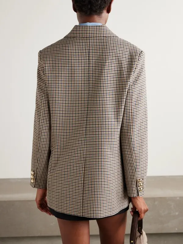 FRAME Houndstooth Tweed Blazer