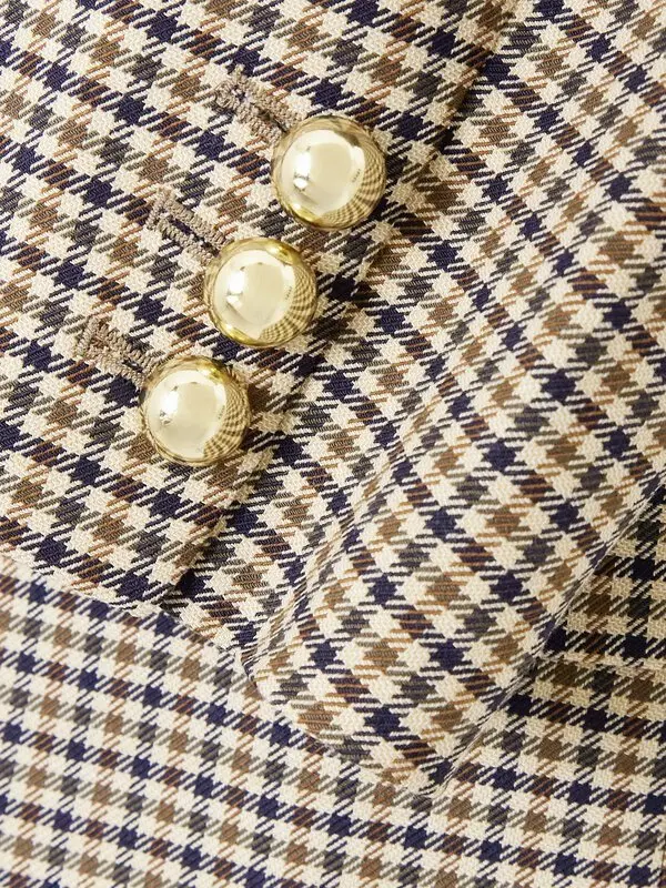FRAME Houndstooth Tweed Blazer