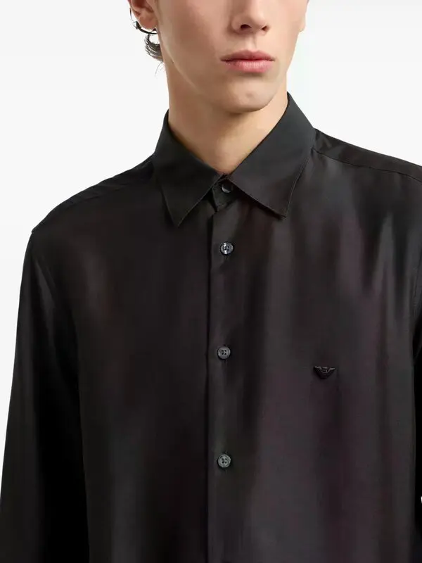 Emporio Armani Logo-patch Shirt