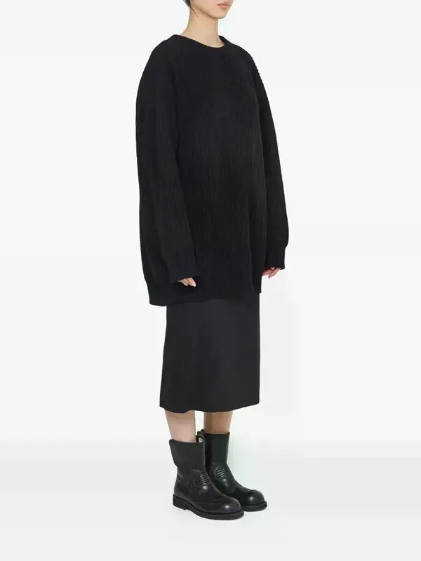 MAISON MARGIELA Ribbed Knit Crewneck Sweater