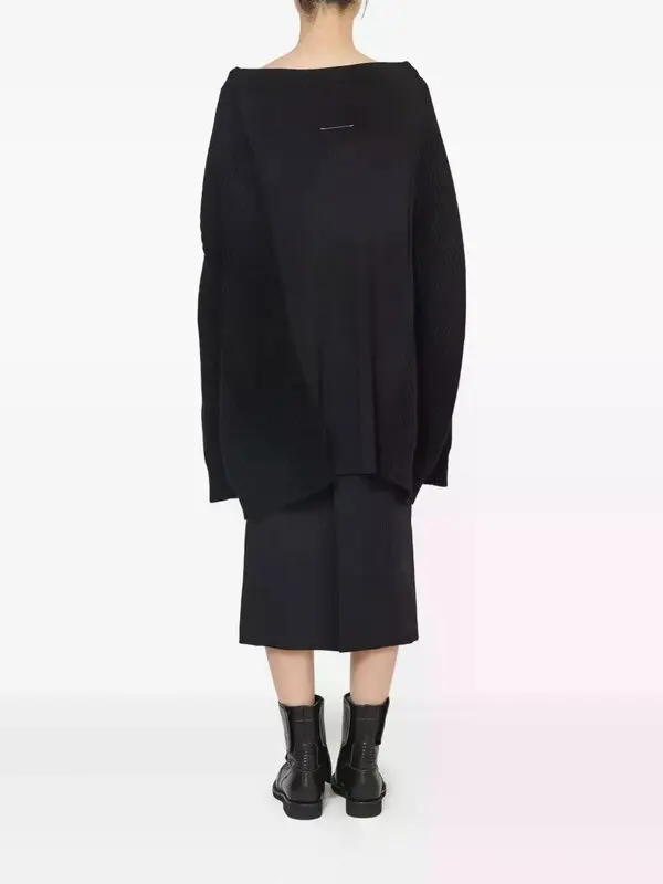 MAISON MARGIELA Ribbed Knit Crewneck Sweater