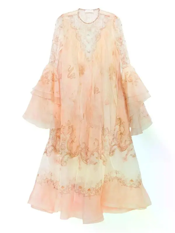 Zimmermann Hypnotic Maxi Dress - Pink