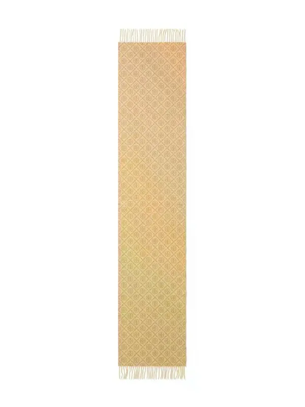 Tory Burch T Monogram Scarf - Neutrals