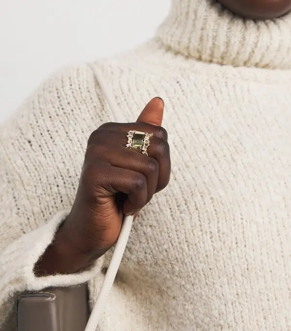 SUZANNE KALAN Yellow Diamond Ring Jackets