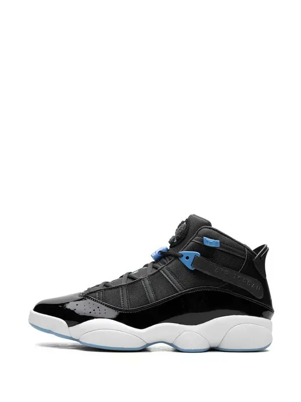 JORDAN Air 6 Rings "anthracite University Blue" Sneakers - Black