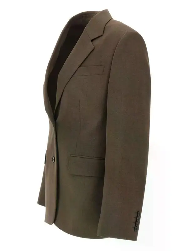 Filippa K Delilah Padded-shoulder Two-button Blazer - Brown