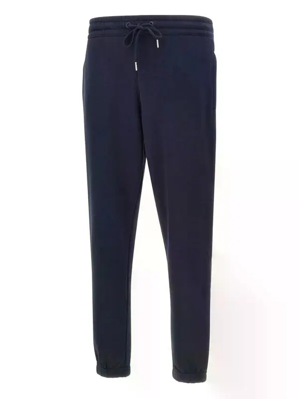 SUN 68 Drawstring Cuffed Track Pants - Blue