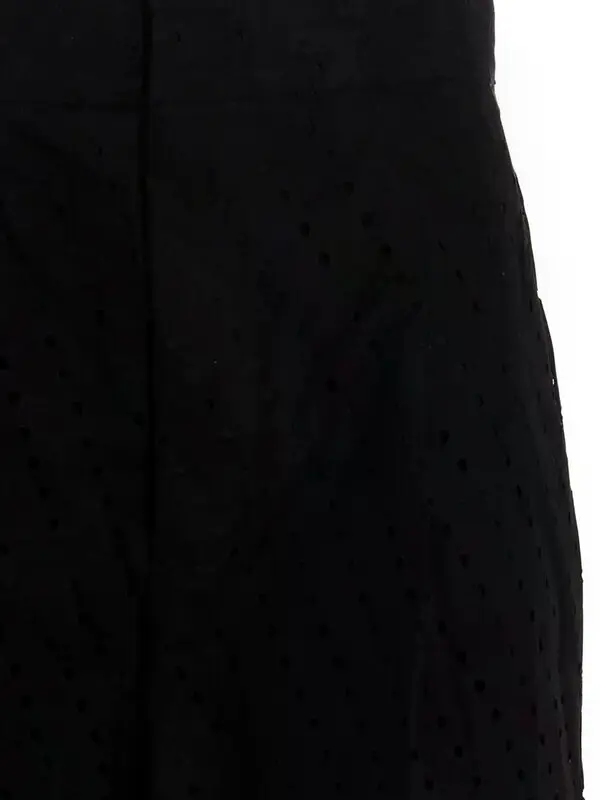 NUDE High Waisted Perforated Trousers