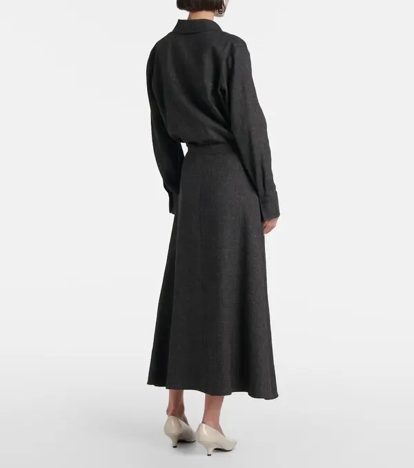 Vince Jaspe Midi Skirt