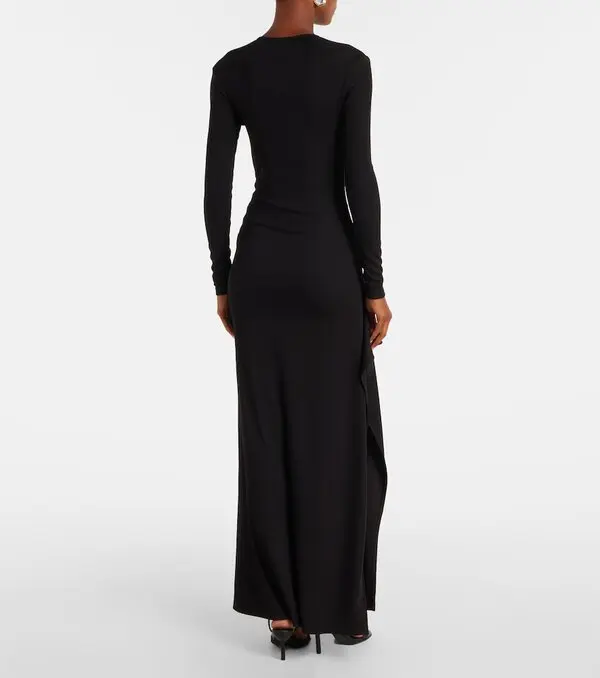 Christopher Esber Gathered Jersey Maxi Dress