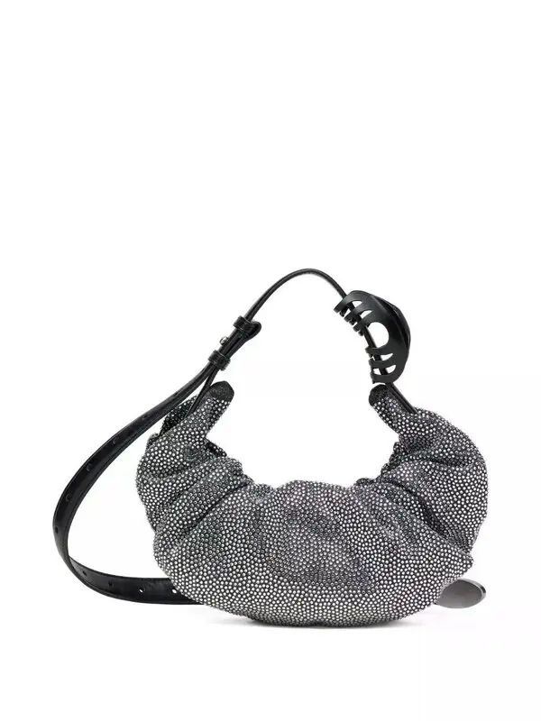 DIESEL® Embellished Scrunched Shoulder Bag