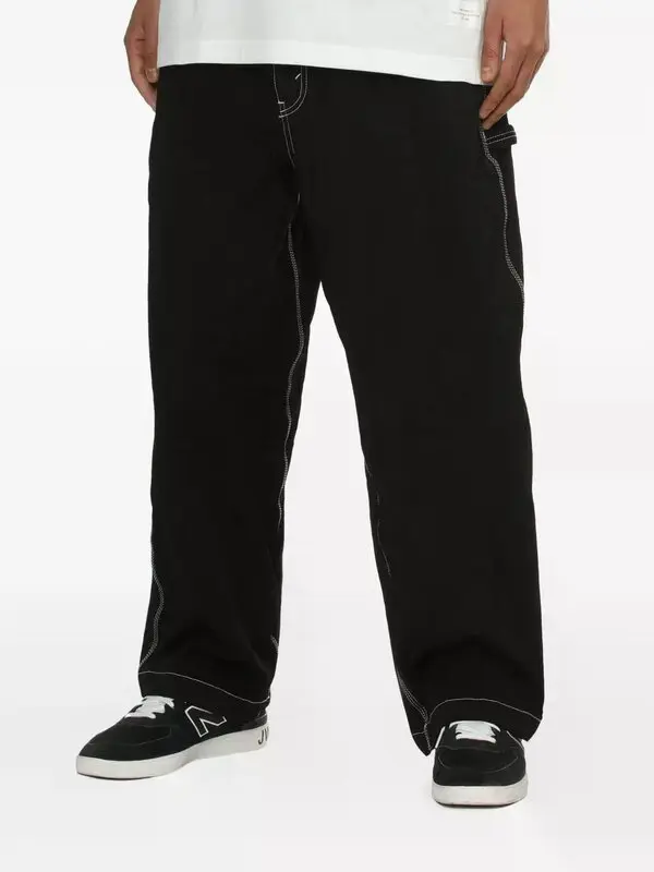 Comme Des Garçons Nylon Contrast Stitch Trousers