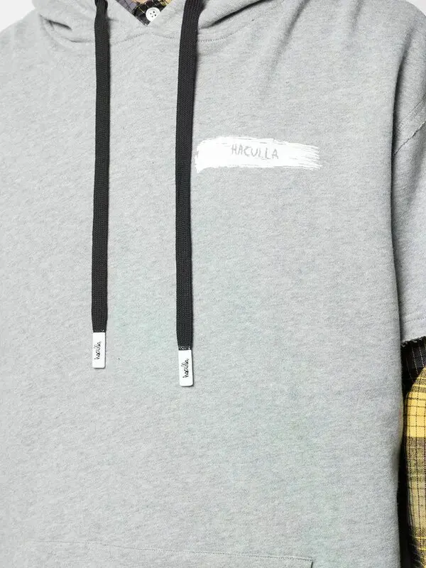 HACULLA. Short Sleeve Hoodie With Drawstring Detail
