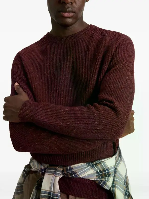 Woolrich Ribbed Knit Crew Neck Sweater