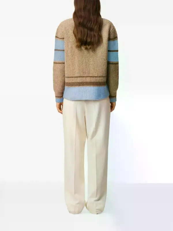 AMI Paris College Wool V-neck Sweater