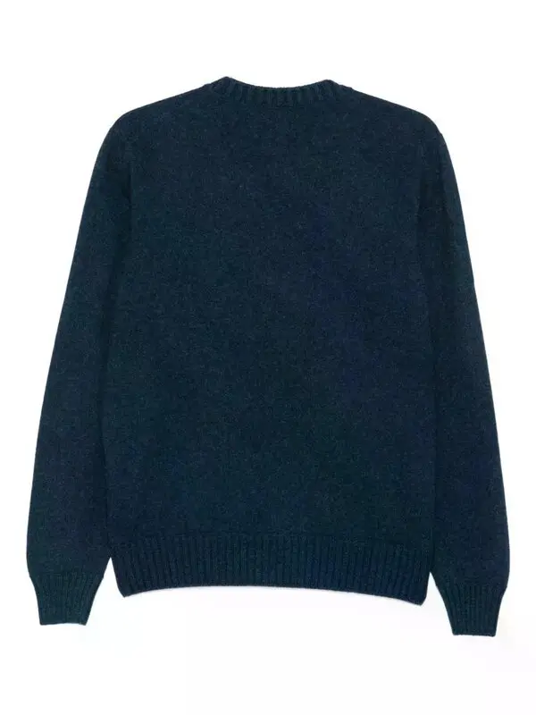 BARBA NAPOLI Crew Neck Sweater - Blue