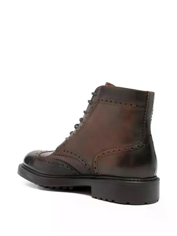 DOUCAL'S Brogue Lace-up Boots