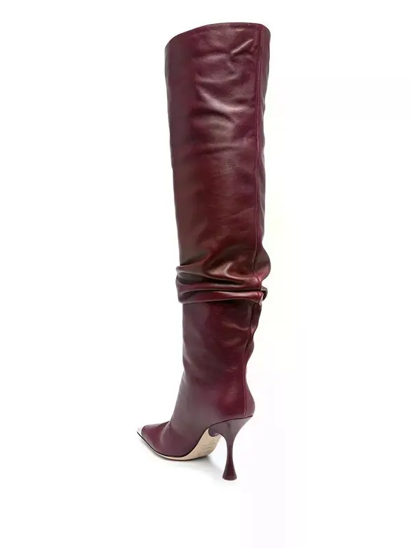 SERGIO ROSSI Cuissard Boots With Metal Toecap