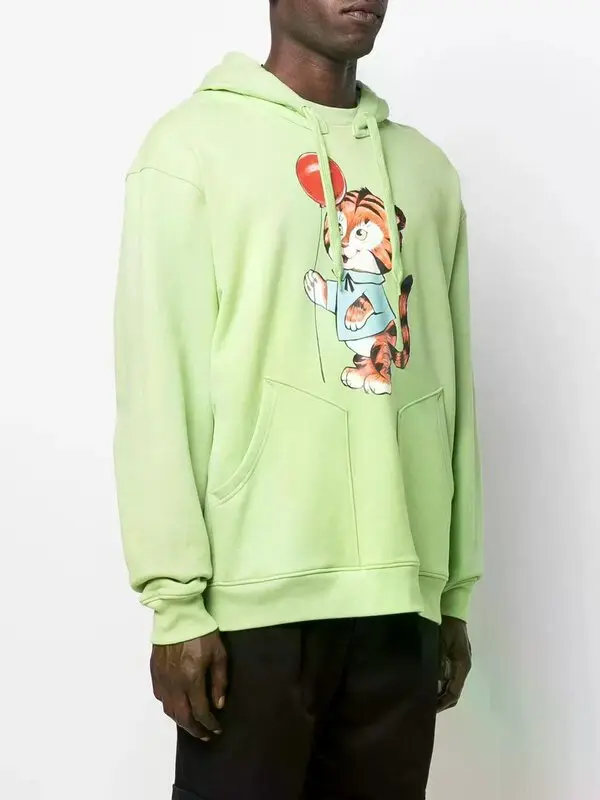 Moschino Graphic Print Drawstring Hoodie