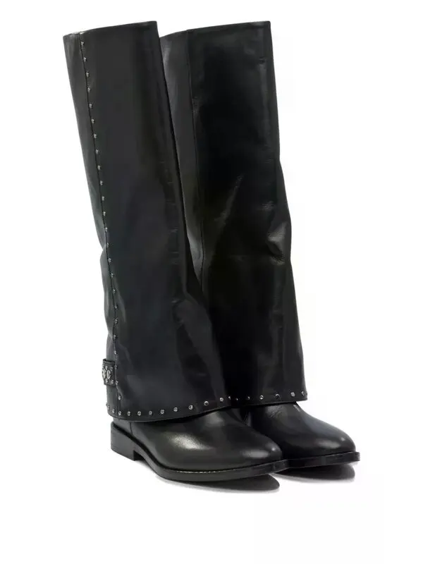 STRATEGIA SHOES Strategia Stud-embellishment Leather Boots