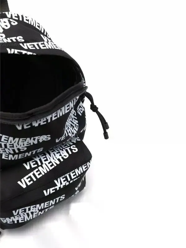 Vetements All-over Logo Print Backpack