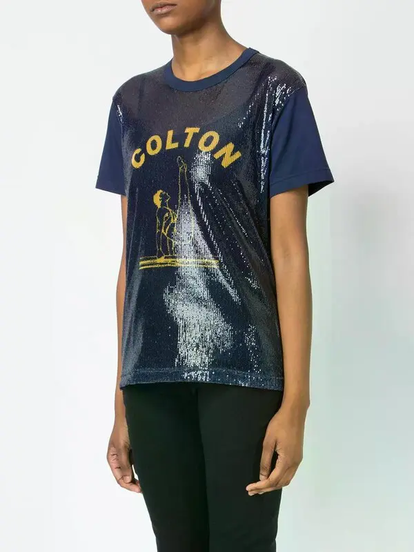 Junya Watanabe Comme Des Garçons Colton Sequinned T-shirt
