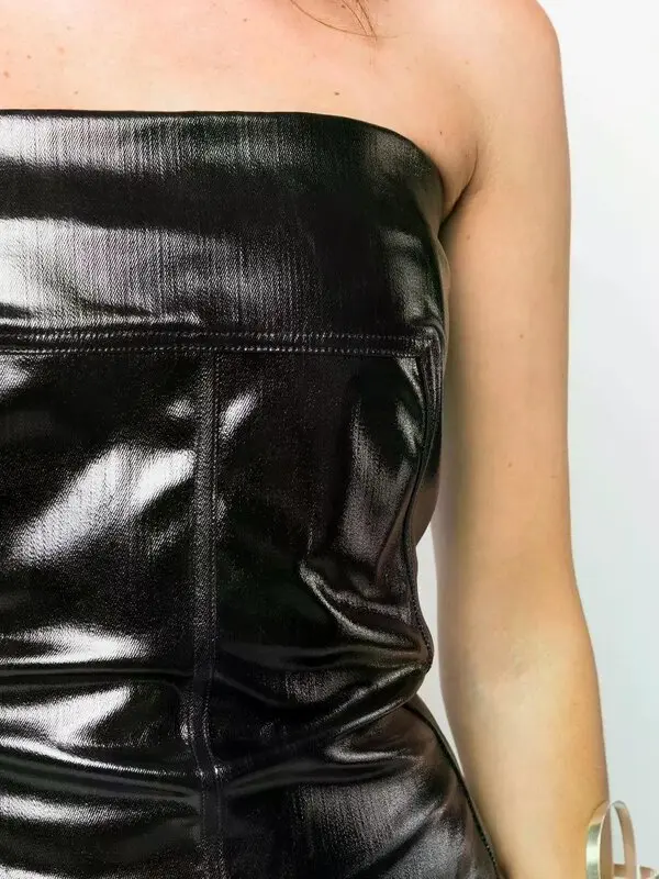 Rick Owens Strapless Panelled Bustier Top