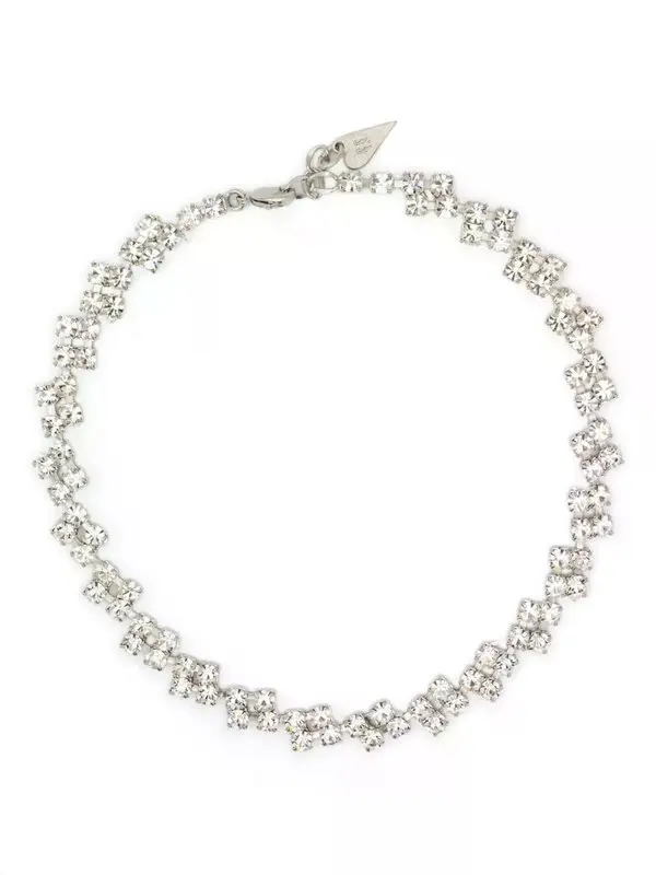 FORTE_FORTE Crystal-embellished Necklace - Silver