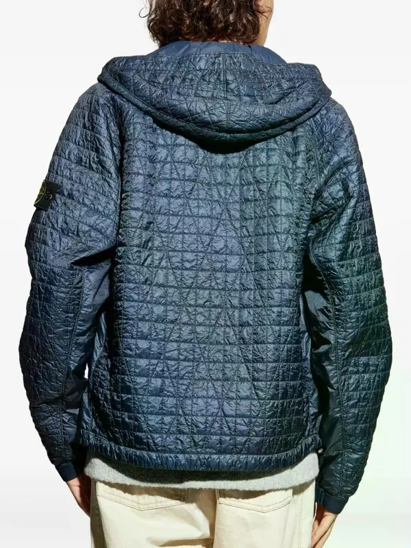 Stone Island Quilted Logo-patch Jacket