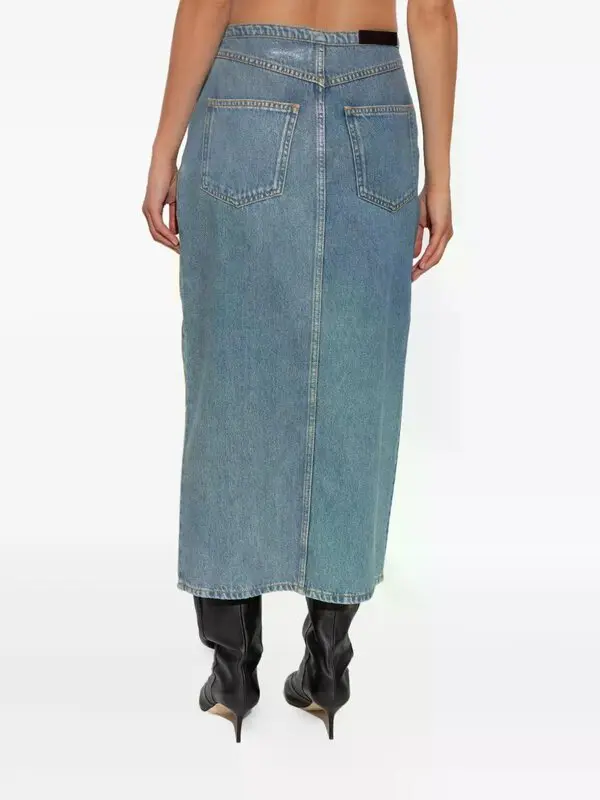 IRO PARIS Asymmetric Denim Skirt