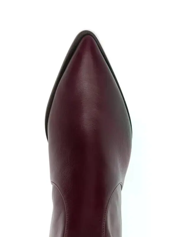 AQUAZZURA 45mm Pointed-toe Zip Boots