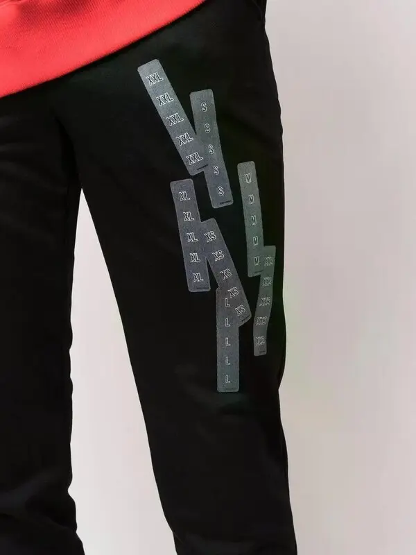 DOUBLET Graphic Print Straight-leg Trousers