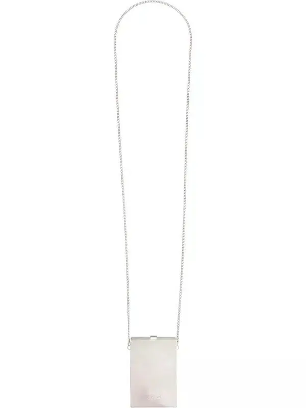 AMBUSH Hard Case Chain Necklace - Silver