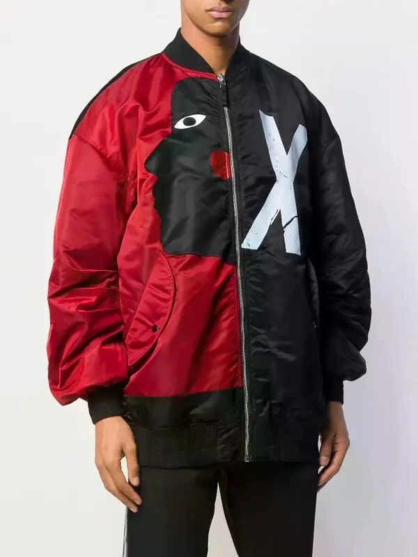 Faith Connexion Contrasting Face Bomber Jacket